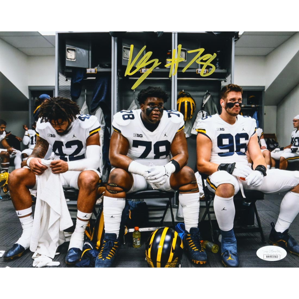 Kenneth Grant Signed Michigan Wolverines 8x10 Photo (JSA) | Pristine ...