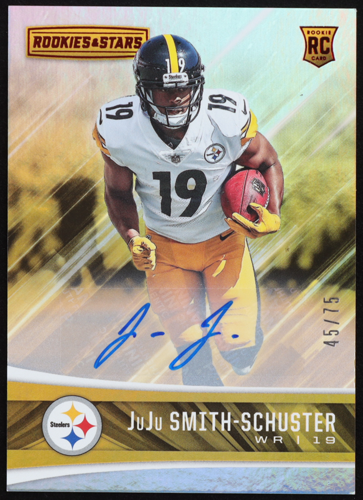 JuJu Smith-Schuster 2017 Rookies and Stars Rookies Longevity Signatures ...