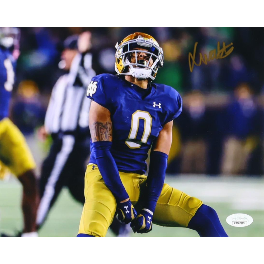 Xavier Watts Signed Notre Dame Fighting Irish 8x10 Photo (JSA ...