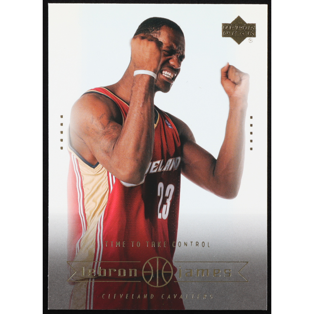 LeBron James 2003 Upper Deck LeBron James Box Set #19 RC / Time To Take ...