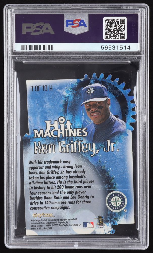 Ken Griffey Jr. 2000 Metal Hit Machines #H1 (PSA 7) | Pristine Auction