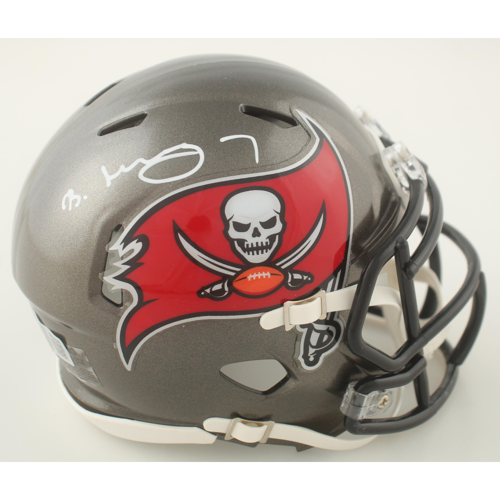 Bucky Irving Signed Buccaneers Speed Mini Helmet (Beckett) | Pristine ...