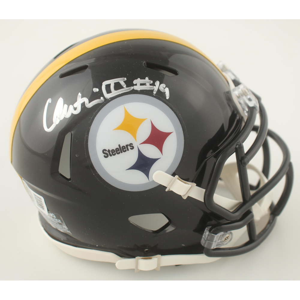 Calvin Austin Signed Steelers Speed Mini Helmet (Beckett) | Pristine ...