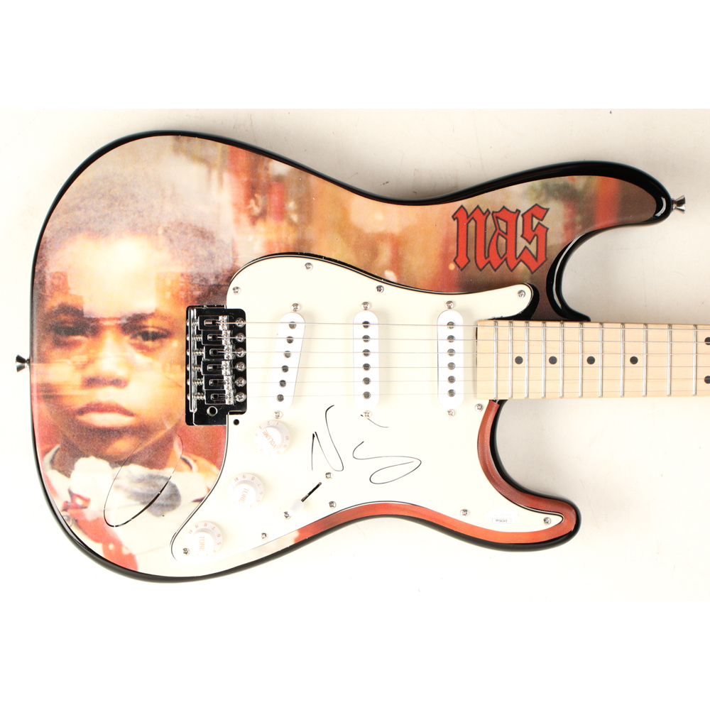 Nas Signed Full-Size 39" Electric Guitar (JSA) | Pristine Auction