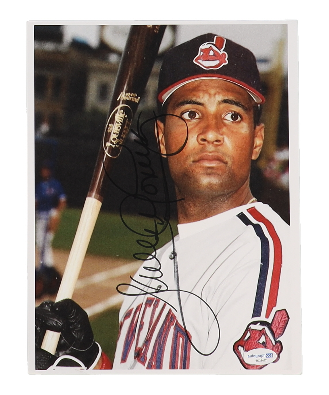 Sandy Alomar Jr. Signed Indians 8x10 Photo (AutographCOA) | Pristine ...