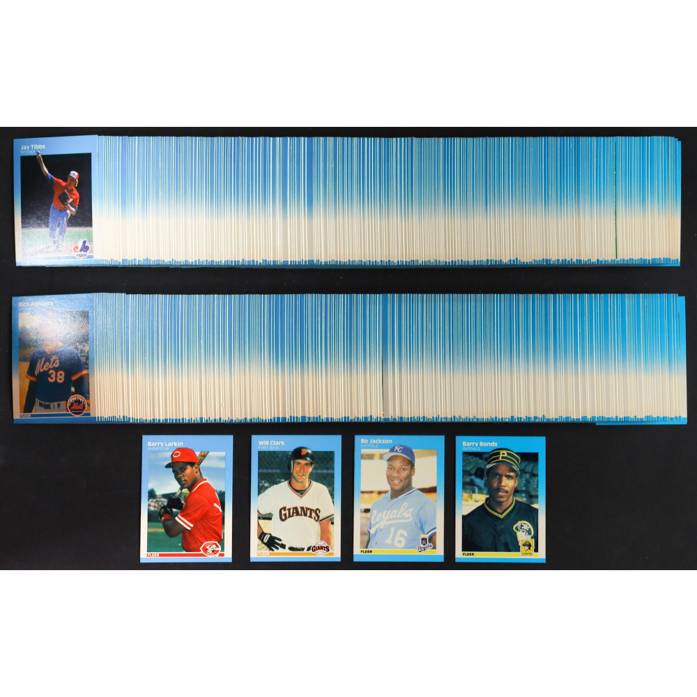 1987 Fleer Baseball Complete Set of (660) Cards with Barry Bonds #604 ...