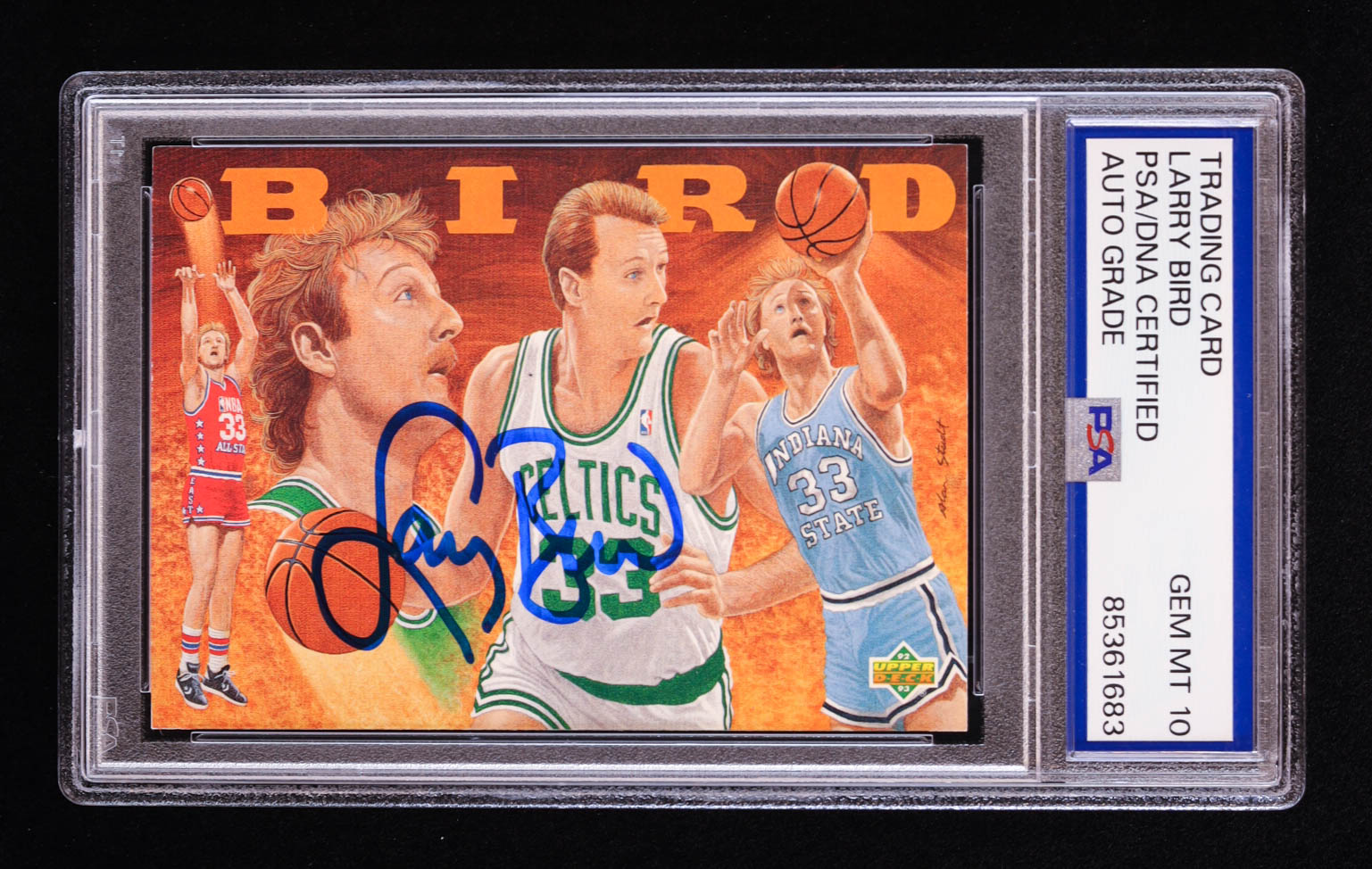 Larry Bird Signed 1992-93 Upper Deck Larry Bird Heroes #27 (PSA ...