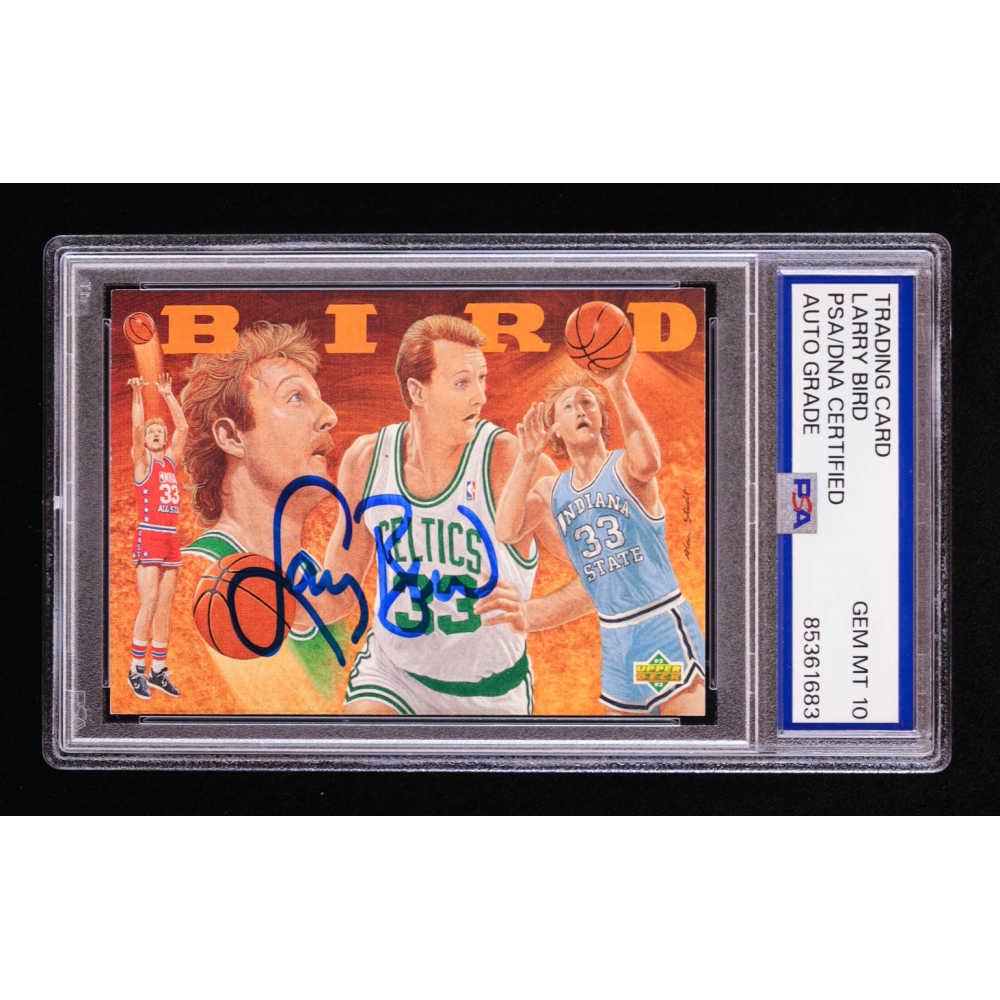 Larry Bird Signed 1992-93 Upper Deck Larry Bird Heroes #27 (PSA ...