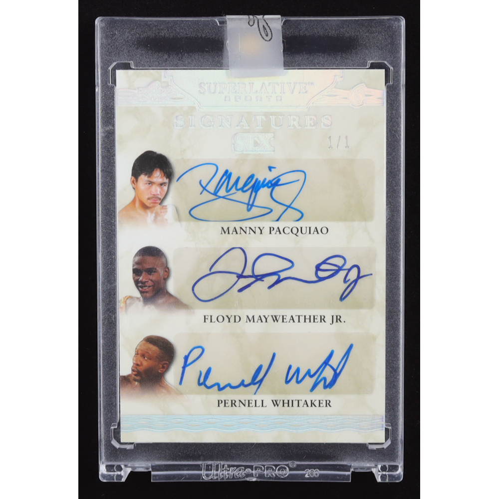 Manny Pacquiao / Floyd Mayweather Jr. / Pernell Whitaker / Zab Judah ...