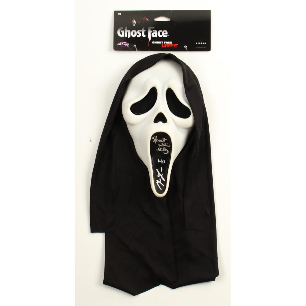 Matthew Lillard & Skeet Ulrich Signed "Scream" Ghostface Mask Inscribed ...