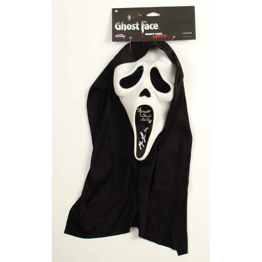 Matthew Lillard & Skeet Ulrich Signed "Scream" Ghostface Mask Inscribed ...