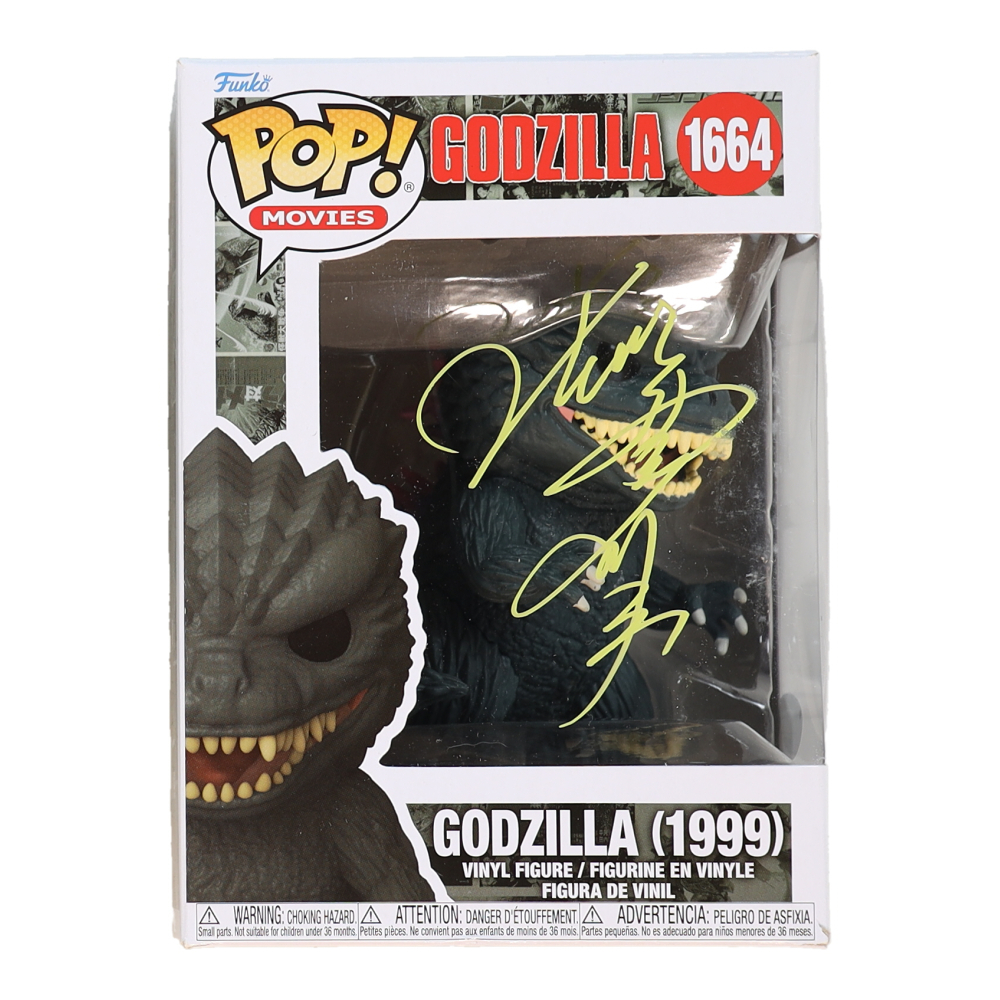 Tsutomu Kitagawa Signed "Godzilla" #1664 Godzilla (1999) Funko Pop ...