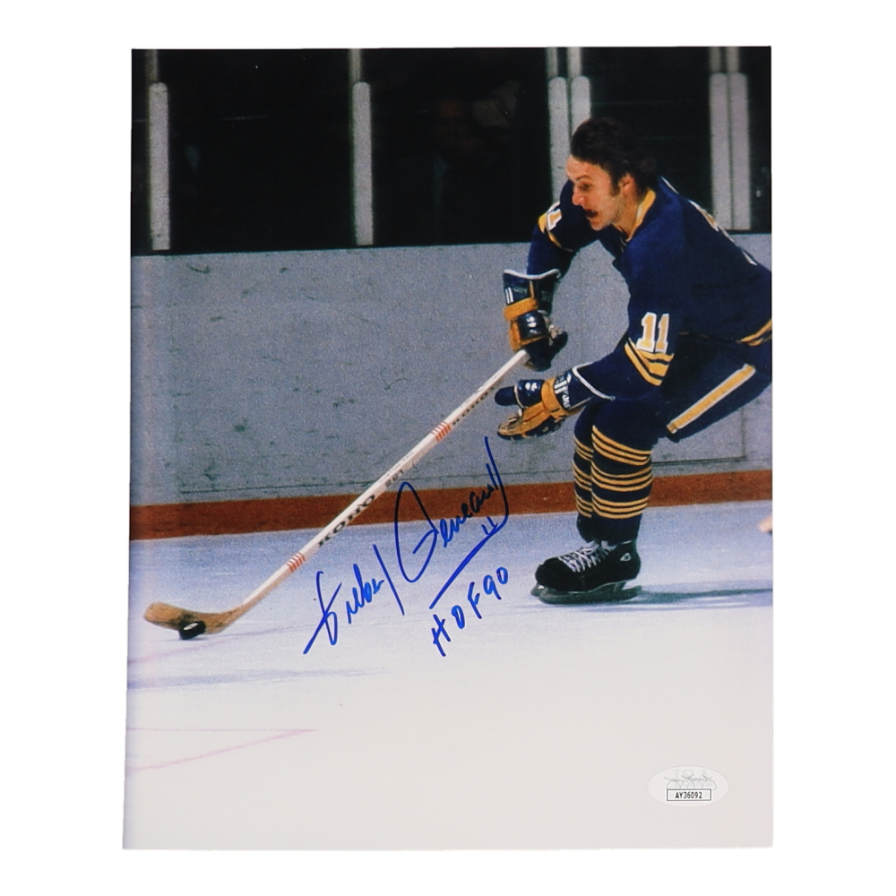 Gilbert Perreault Signed Sabres 8x10 Photo Inscribed "HOF 90" (JSA ...