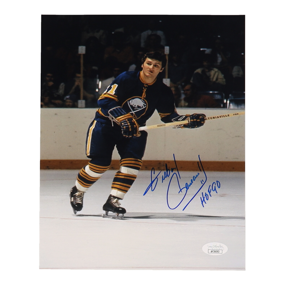 Gilbert Perreault Signed Sabres 8x10 Photo Inscribed "HOF 90" (JSA ...