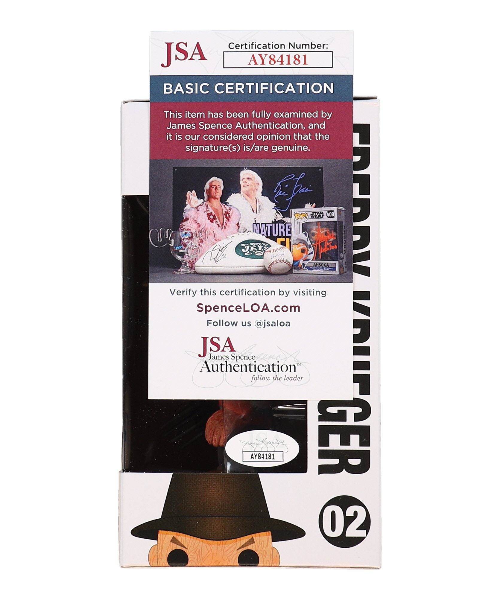 Kane Hodder Signed "A Nightmare On Elm Street" #02 Freddy Krueger Funko ...