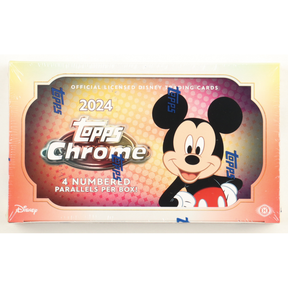2024 Disney Topps Chrome Hobby Box With (12) Packs | Pristine Auction