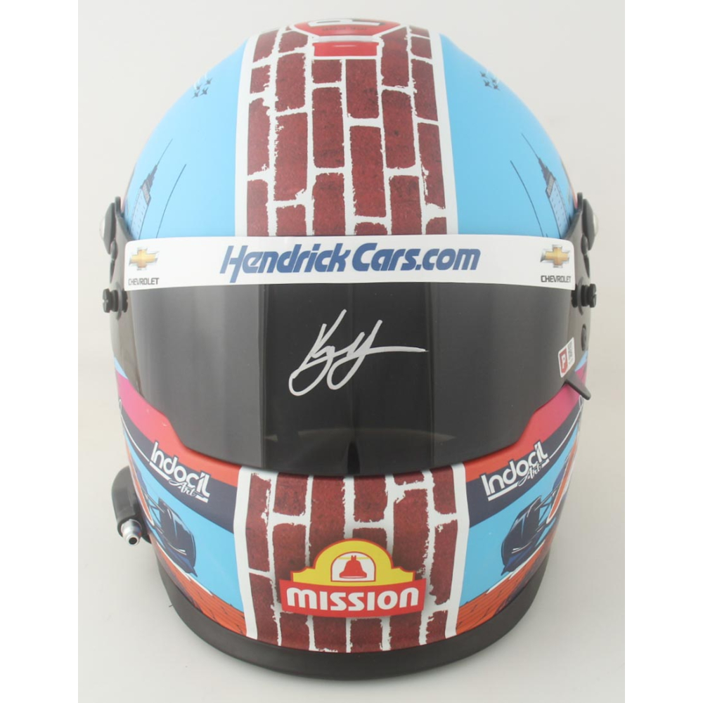 Kyle Larson Signed Full Size Indy 500 Helmet (PA) | Pristine Auction