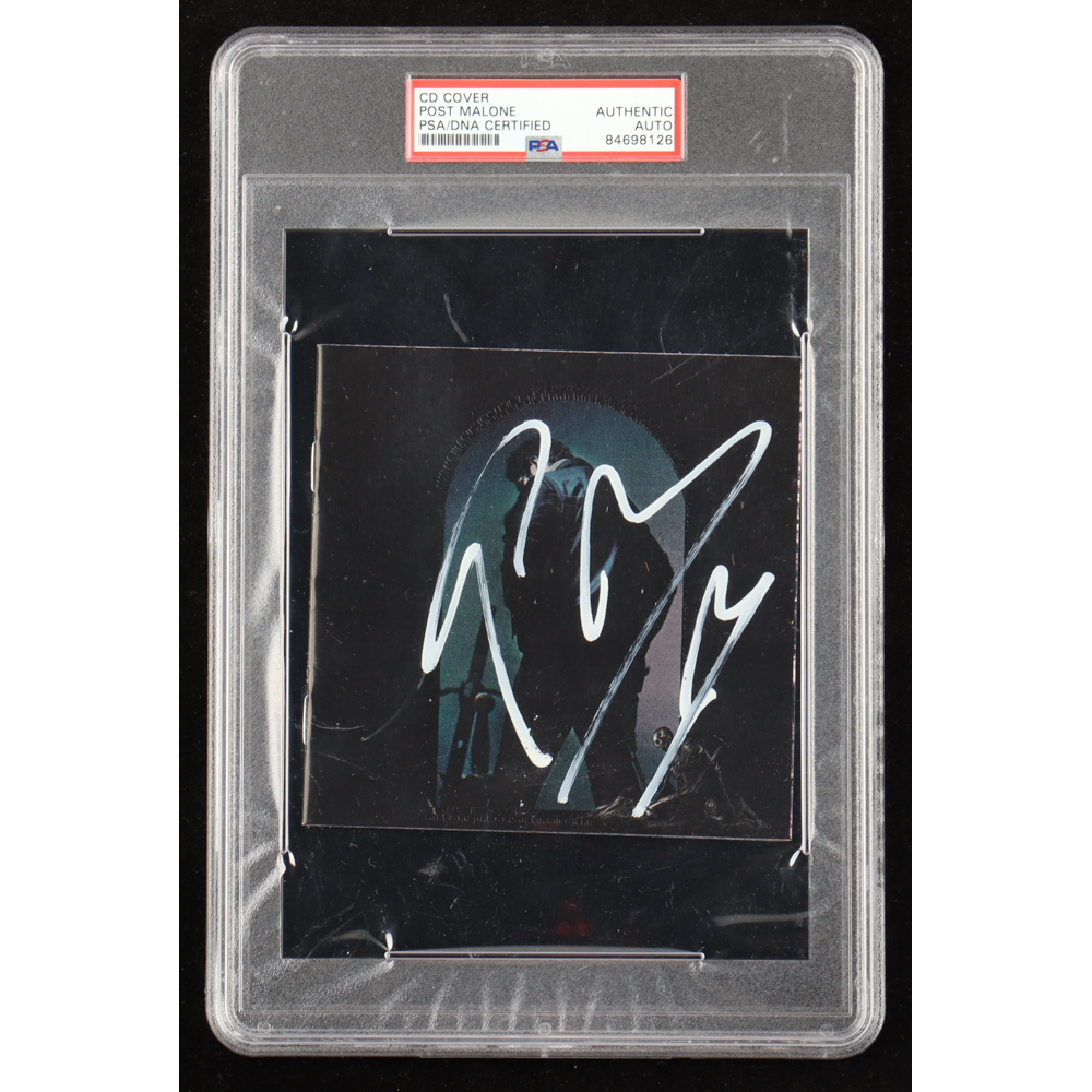 Post Malone Signed "Hollywoods Bleeding" CD Album Booklet (PSA ...