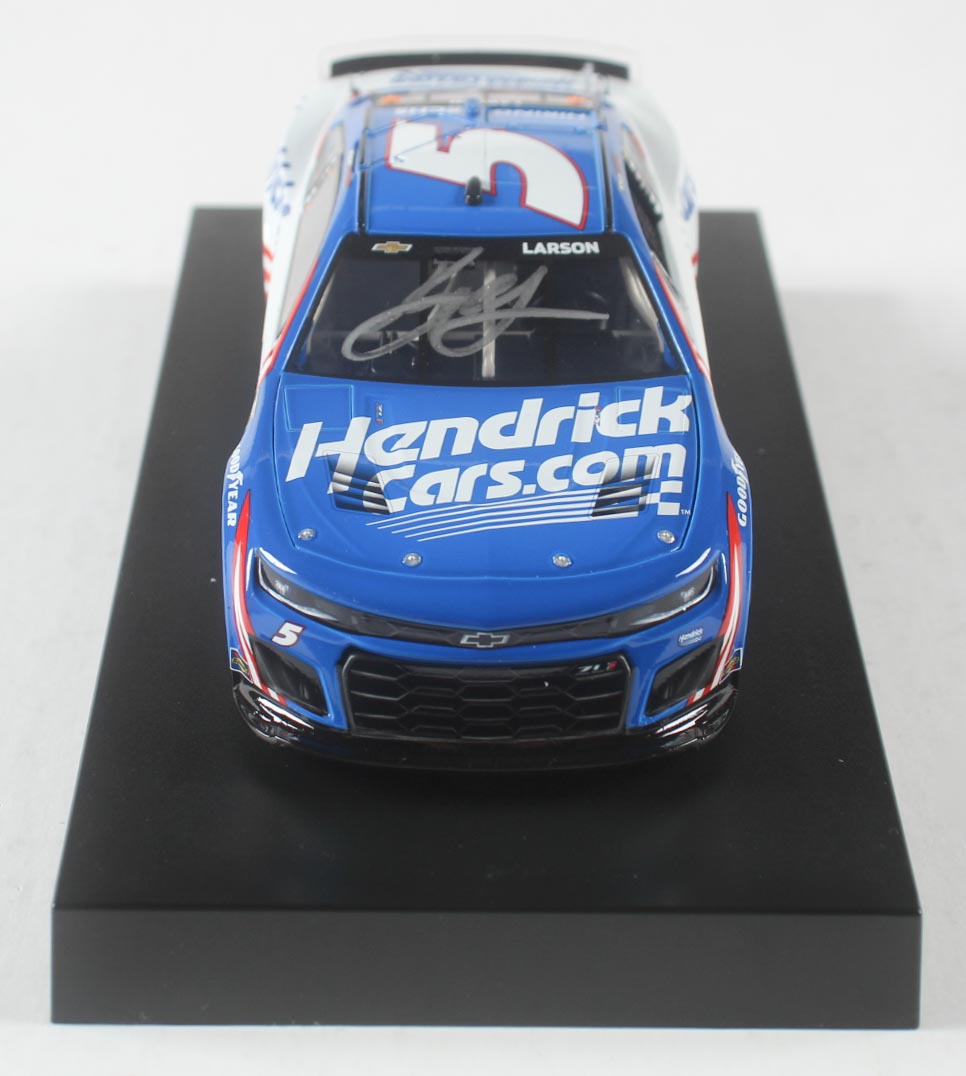 Kyle Larson Signed "HendrickCars.com" 2024 Camaro ZL1 1:24 Scale Die ...