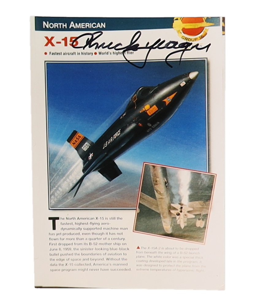 Chuck Yeager Signed 5x7 Cut (JSA) | Pristine Auction