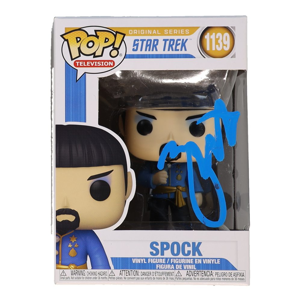 Zachary Quinto Signed "Star Trek: Original Series" #1139 Spock Funko Pop! Vinyl Figure (JSA ...
