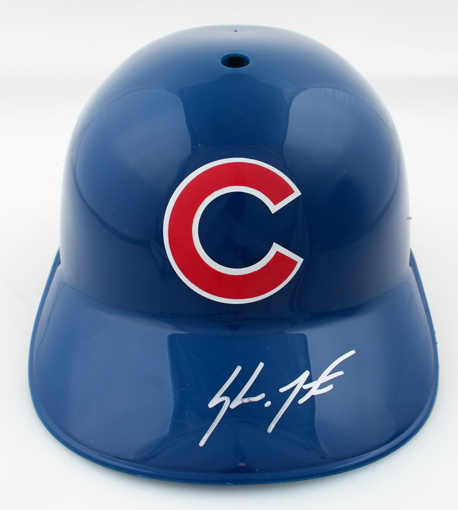 Shawon Dunston Signed Cubs Full-Size Souvenir Batting Helmet (Schwartz ...
