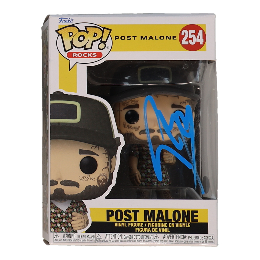 Post Malone Signed #254 Post Malone Funko Pop! Vinyl Figure (JSA ...