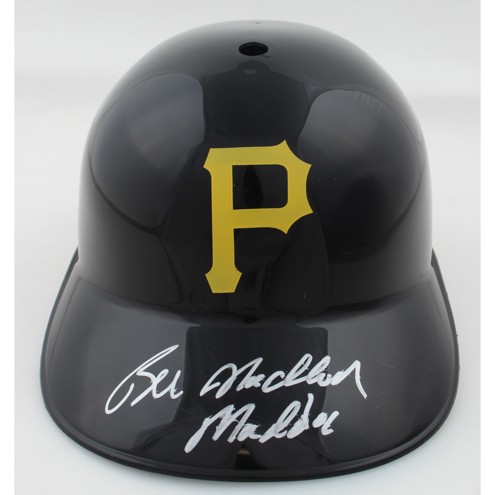 Bill Madlock Signed Pirates Full-Size Batting Helmet Inscribed "Mad Dog ...