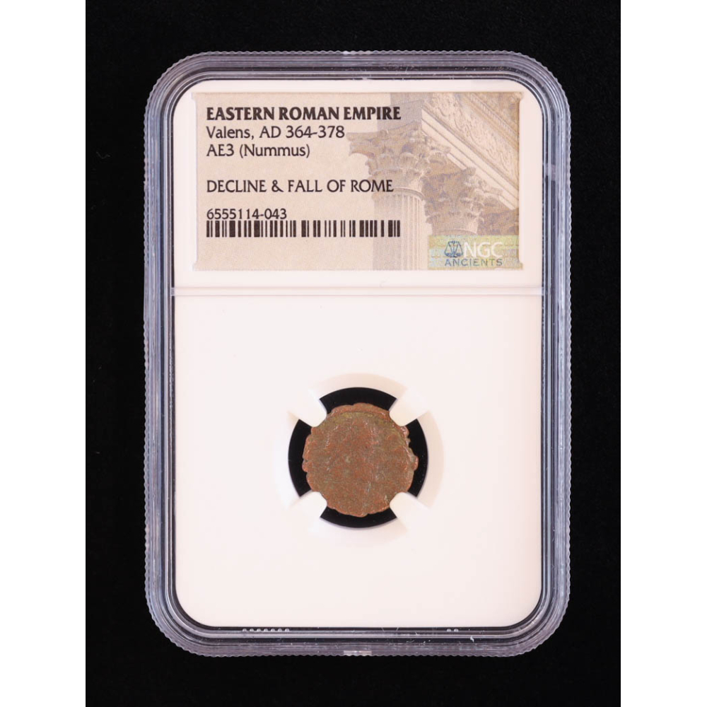Eastern Roman Empire - Valens, AD 364-378, AE3 (Nummus) - Decline ...