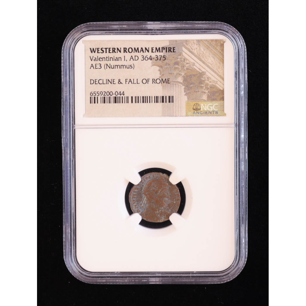 Western Roman Empire - Valentinian I, AD 364-375, AE3 (Nummus ...