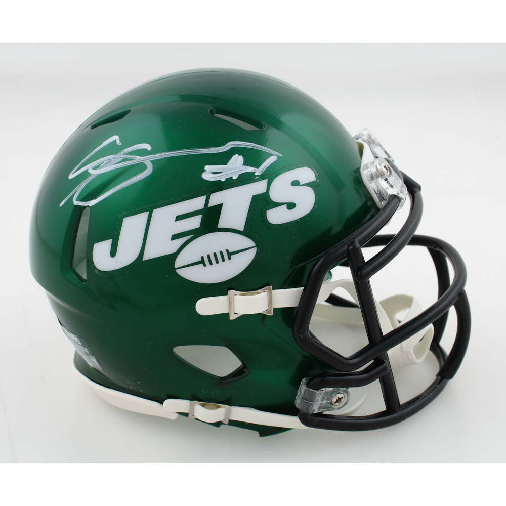 Ahmad "Sauce" Gardner Signed Jets Speed Mini Helmet (Beckett) | Pristine Auction