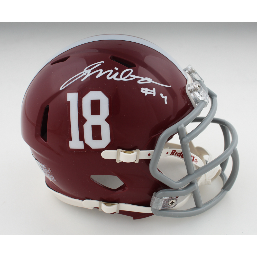 Jalen Milroe Signed Alabama Crimson Tide Speed Mini Helmet (Beckett ...
