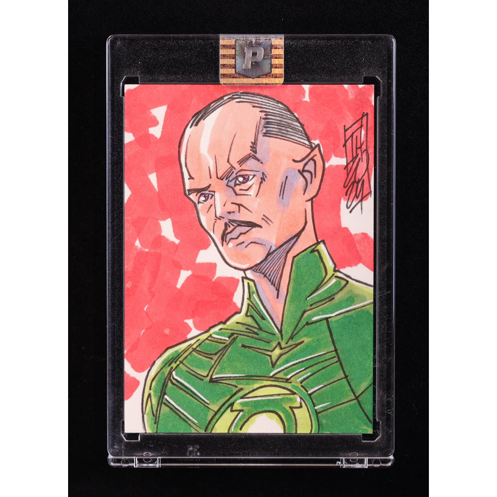 Sinestro | Green Lantern | Original Art Sketch Card by Tom Hodges (1/1 ...