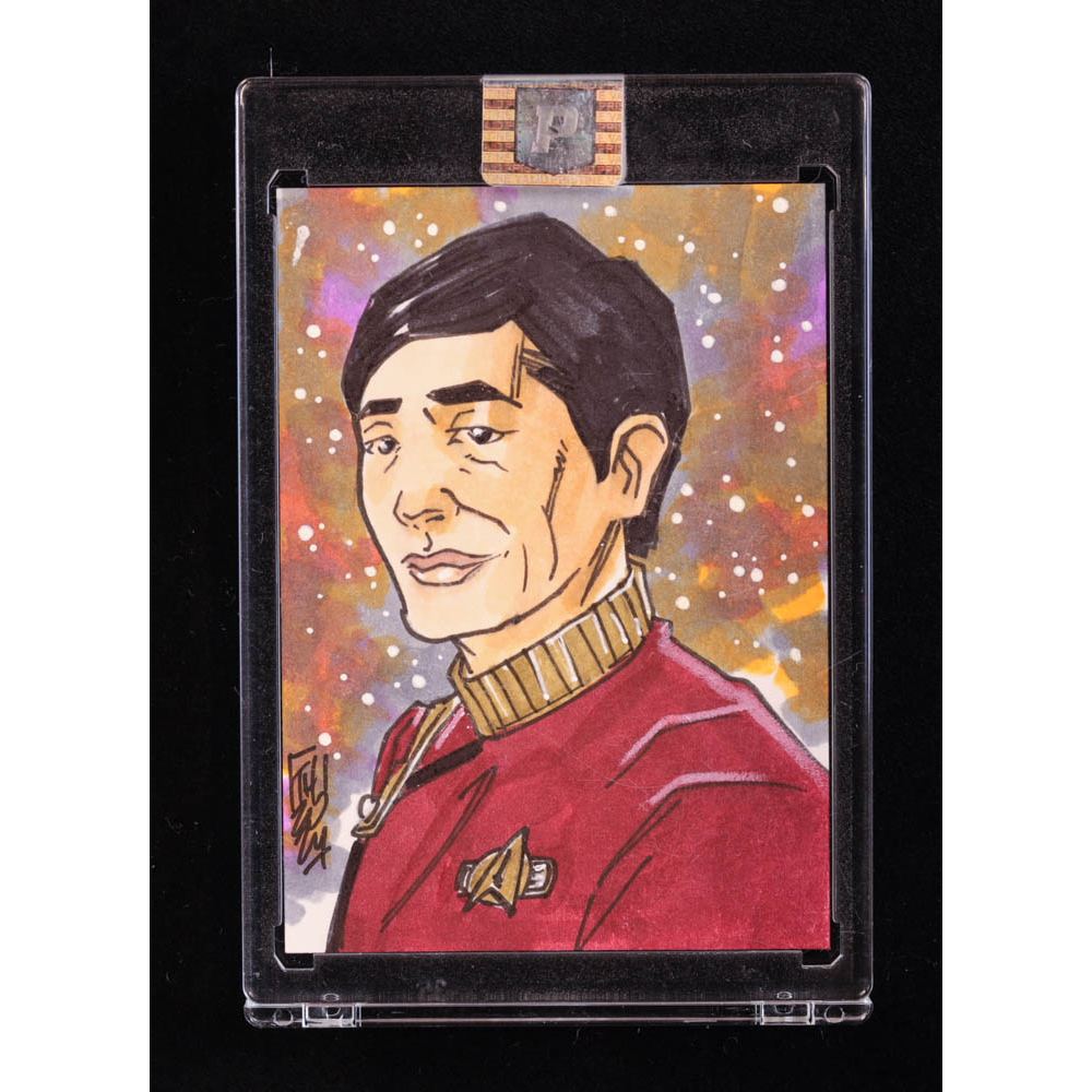 Sulu | Star Trek | Original Art Sketch Card by Tom Hodges (1/1 Original ...
