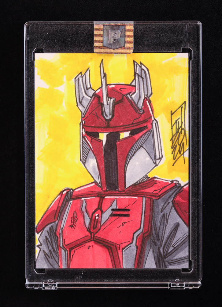 Mandalorian Super Commando | The Mandalorian | Original Art Sketch Card ...