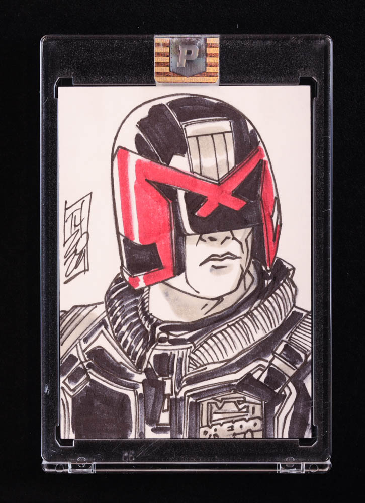 Judge Dredd | Dredd | Original Art Sketch Card by Tom Hodges (1/1 ...