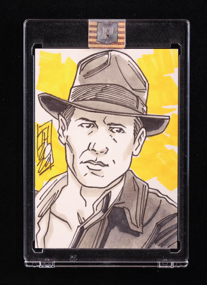 Indiana Jones | Original Art Sketch Card by Tom Hodges (1/1 Original ...