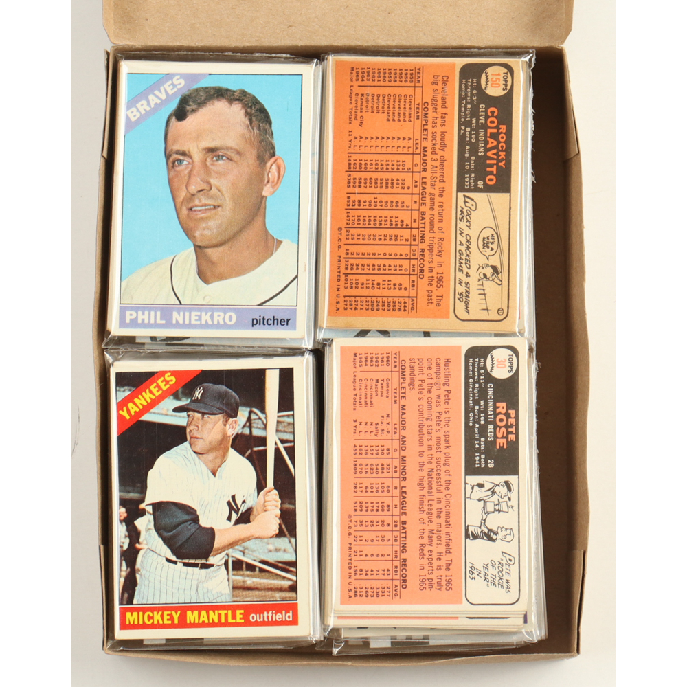 1966 Topps Baseball Cello Fun Pack Vending Box with (20) Packs ...