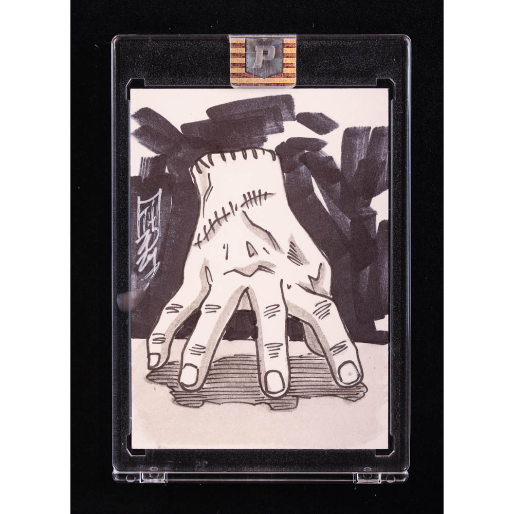 Thing | The Addams Family | Original Art Sketch Card by Tom Hodges (1/1 ...