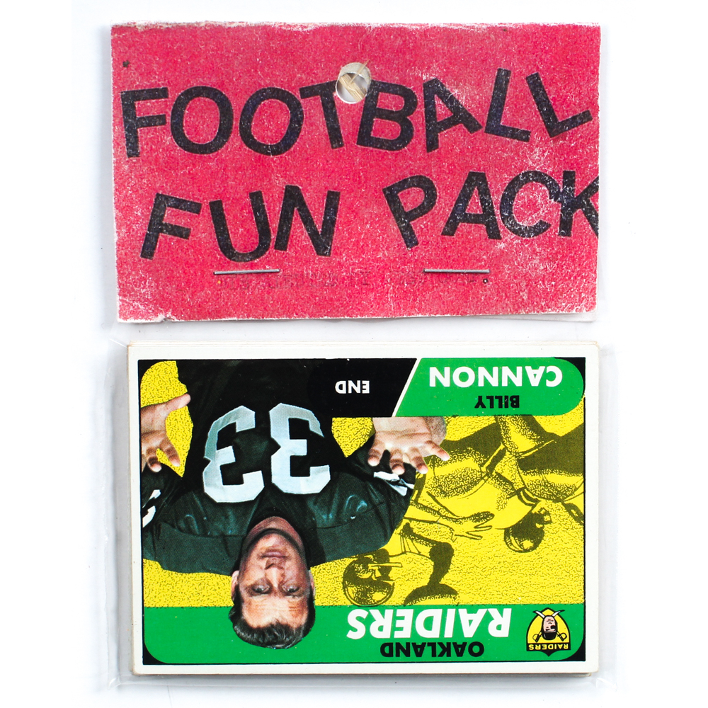 1968 Topps Football Card Fun Pack with (10) Cards | Pristine Auction