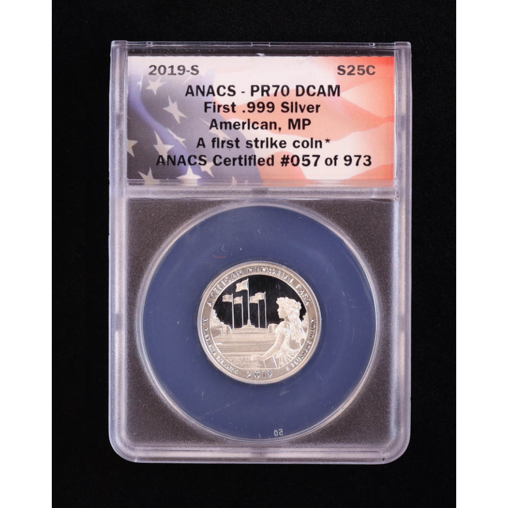 2019-S U.S. National Park Quarter, American MP - 90% Silver Proof ...