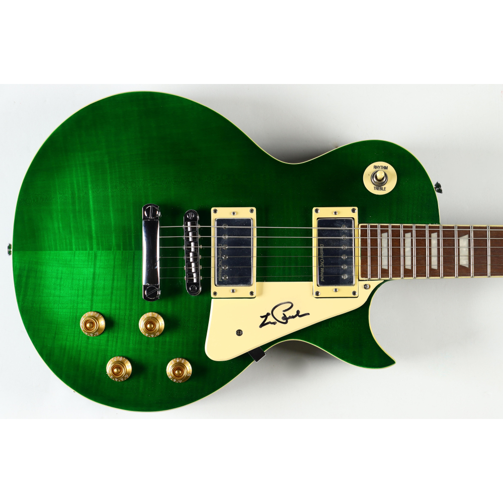Les Paul Signed IYV ILS-300 LP Style Emerald Green Electric Guitar (JSA ...