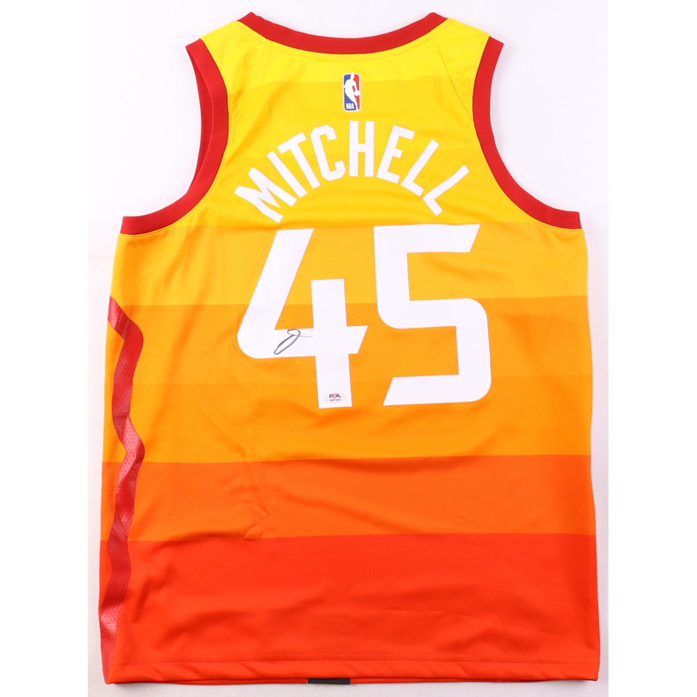 Donovan Mitchell Signed Jazz Jersey (PSA) | Pristine Auction