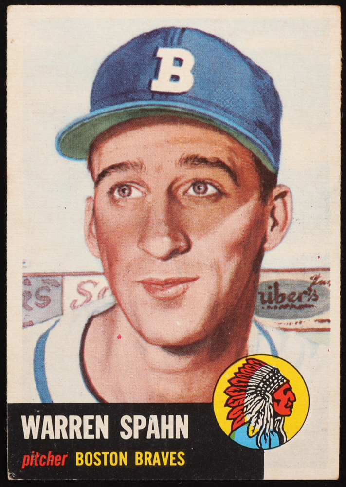 Warren Spahn 1953 Topps #147 | Pristine Auction