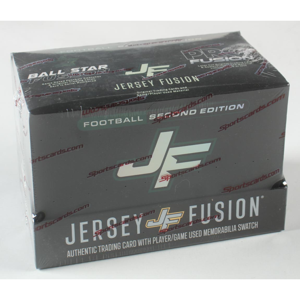 Jersey Fusion Football 2nd Edition Display Case With (10) Trading Card ...