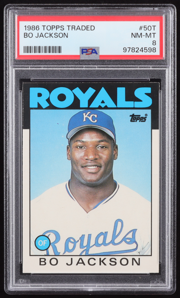 Bo Jackson 1986 Topps Traded #50T (PSA 8) | Pristine Auction