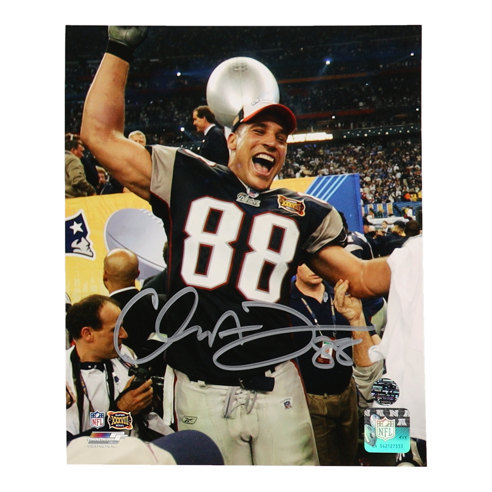 Christian Fauria Signed Patriots 8x10 Photo (Patriots Alumni ...