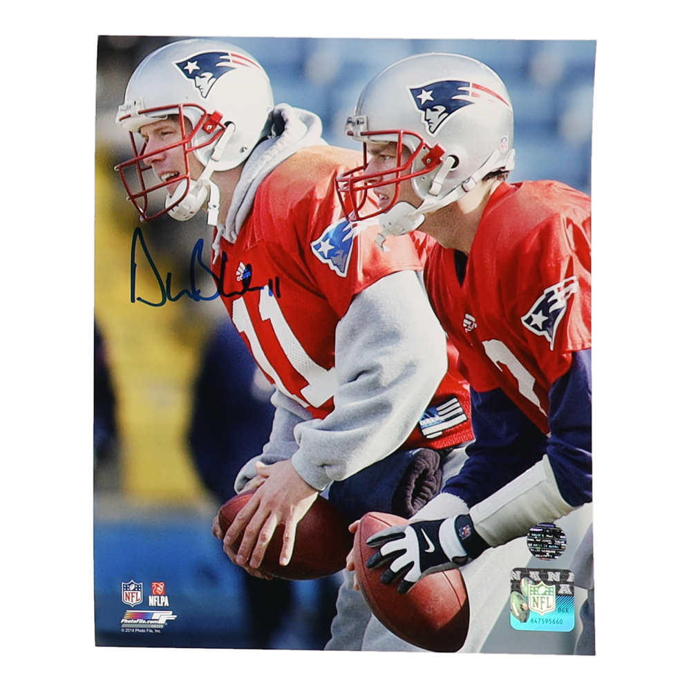 Drew Bledsoe Signed Patriots 8x10 Photo (Patriots Alumni) | Pristine ...