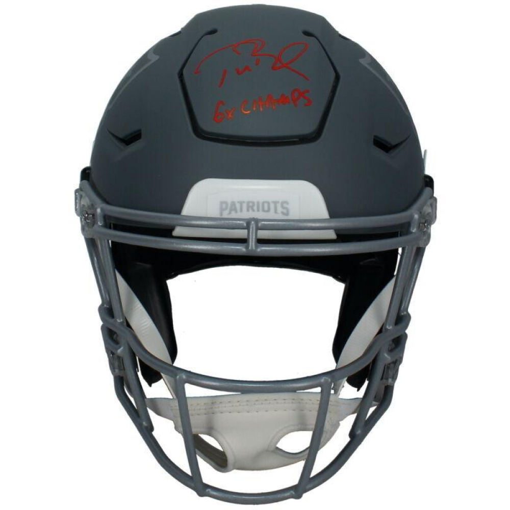 Tom Brady Signed LE Patriots Full-Size Authentic On-Field Slate ...