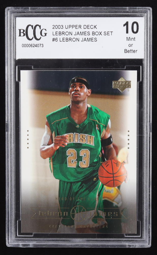 LeBron James 2003 Upper Deck LeBron James Box Set #6 RC / Head of the ...